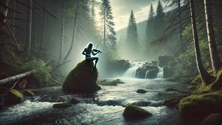 The Legend of the Fossegrim: Norwegian Water Spirit