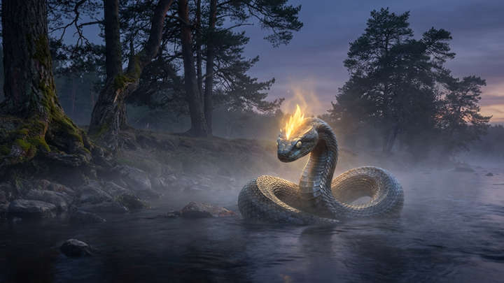 The Legend of the Uktena — Cherokee Horned Serpent Retold