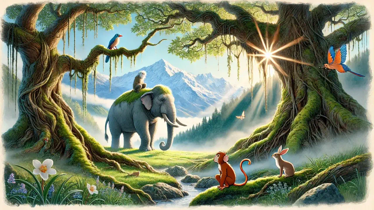 The Four Harmonious Friends – A Timeless Himalayan Fable of