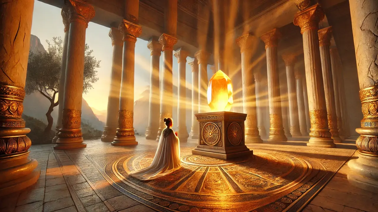 The Legend of Elara, the Sunstone Keeper | Ancient Greek