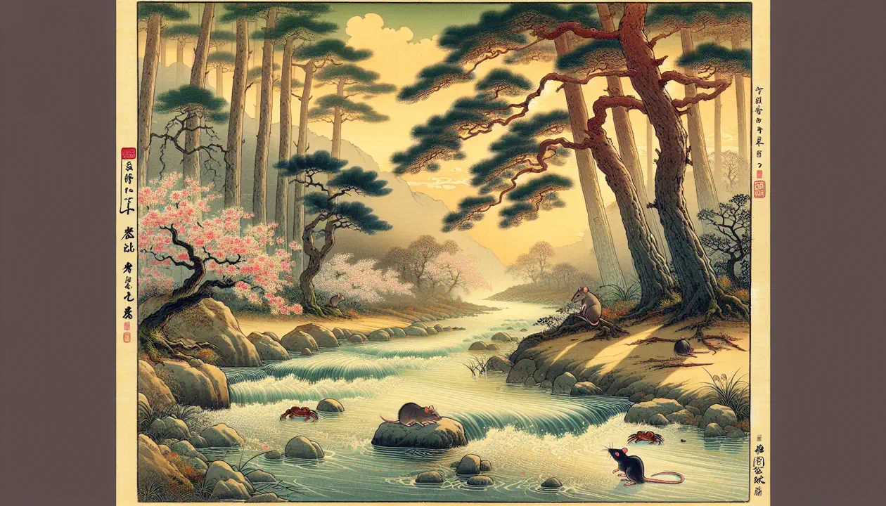 The Rat and a Crab – Japanese Fable of Friendship & Greed