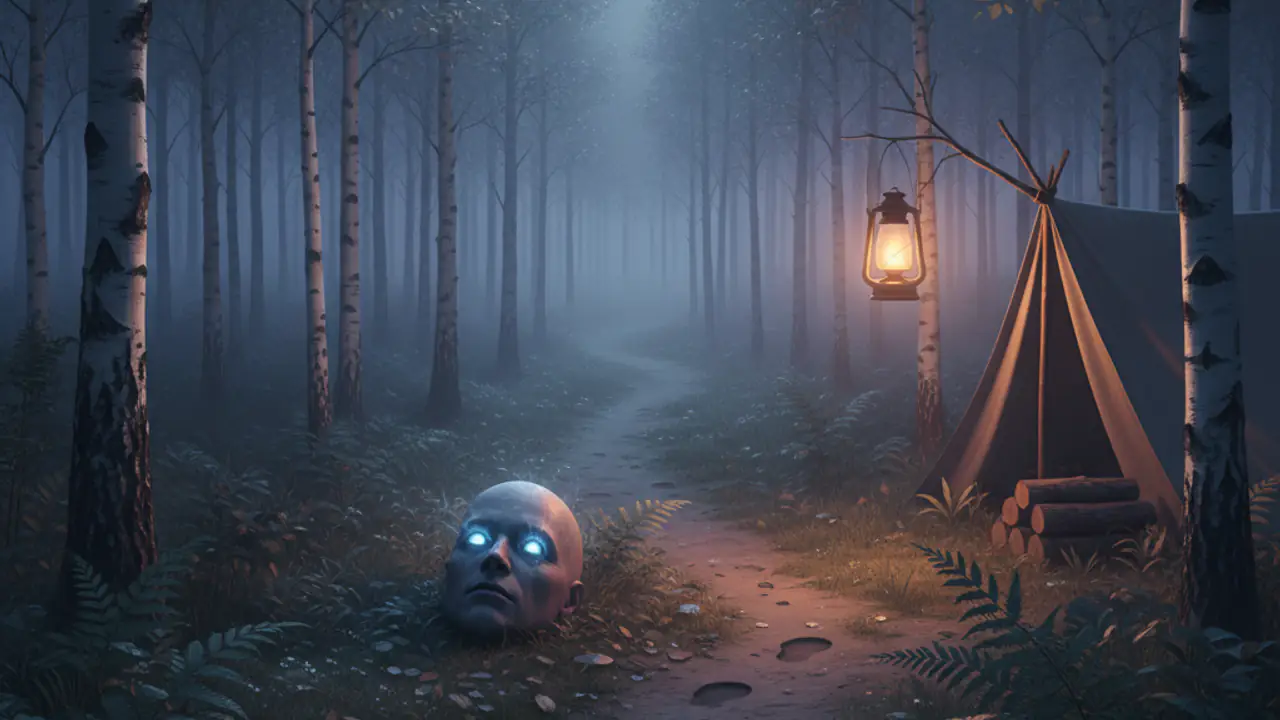 The Tale of the Rolling Head — North American Folktale