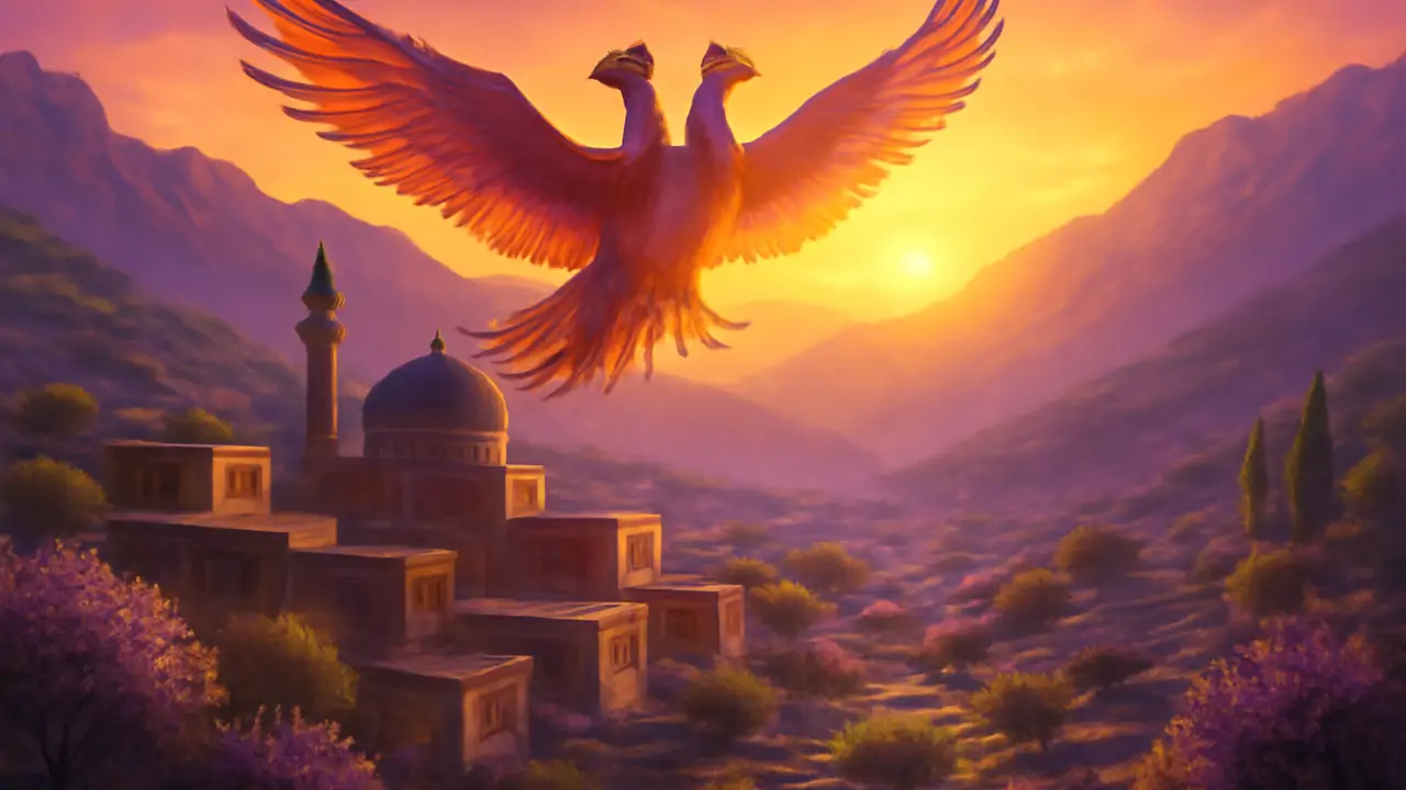 Le Shahrokh : mythe persan de l’oiseau à deux têtes de la fortune