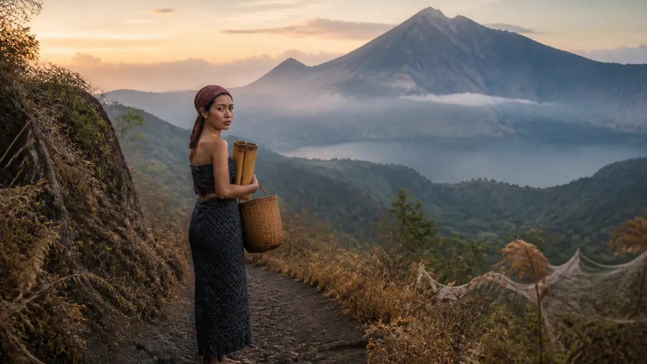 The Breath of Rinjani's Dew Child | Indonesian Legend