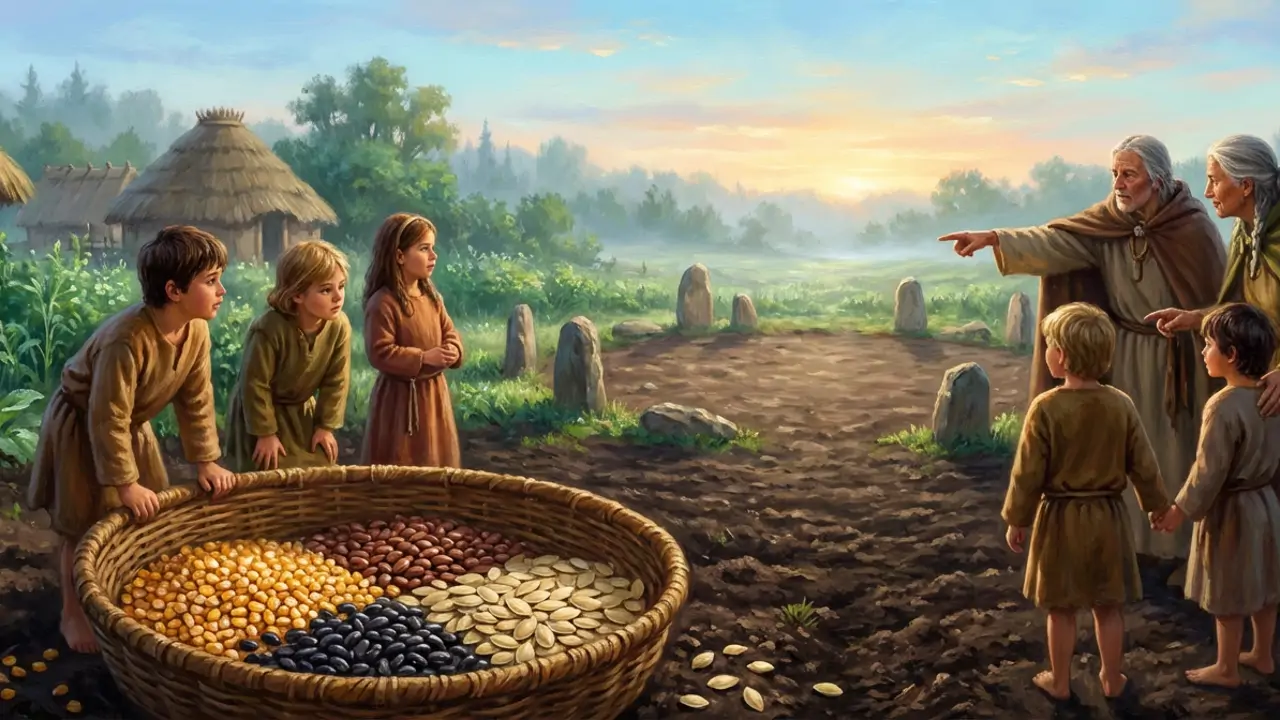 Three Sisters Legend: Iroquois Corn, Beans, Squash — Cultural and ...