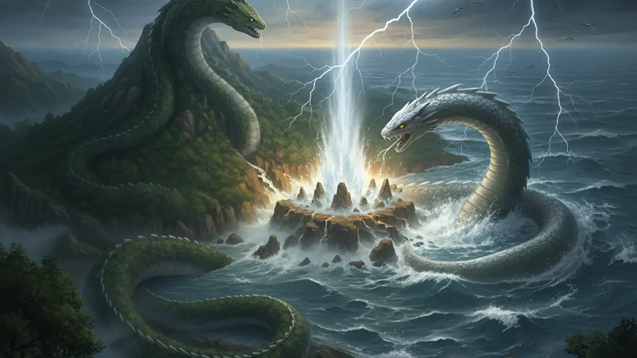 Trentren Vilu & Caicai Vilu — Mapuche Creation Myth of Chile
