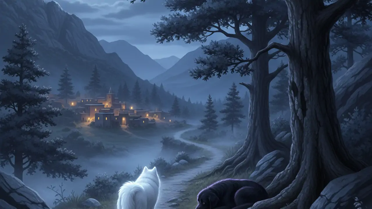 The Tale of the Cadejo — Guatemalan Folklore of White and Black Dogs